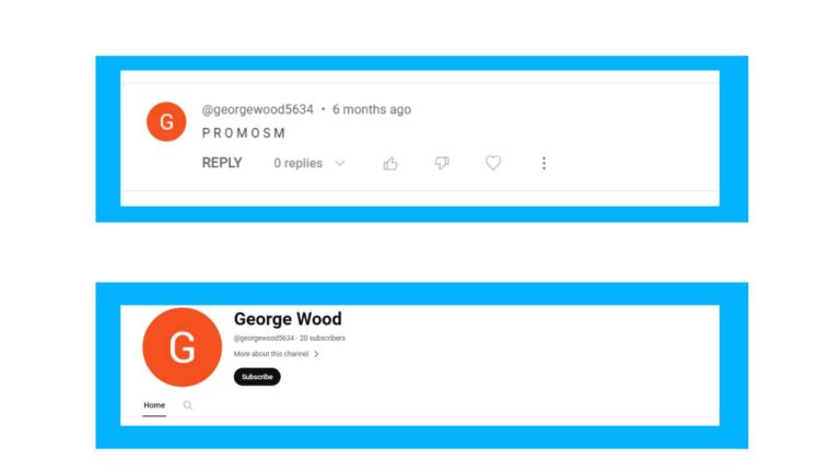 What does Promosm mean in YouTube Comments (Decoding)